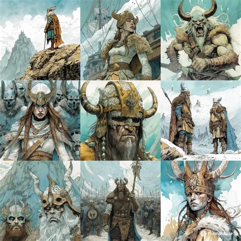 Vikings Comic Books Midjourney Prompt Promptbase