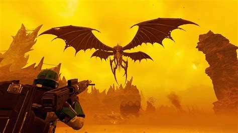 So They Added A Flying Bile Titan To Helldivers 2 Youtube