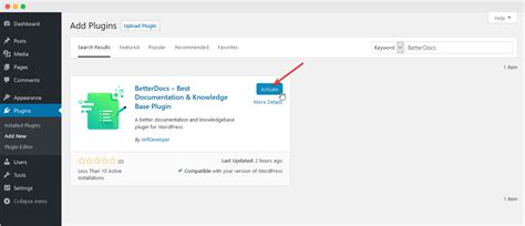 How To Install And Activate BetterDocs BetterDocs