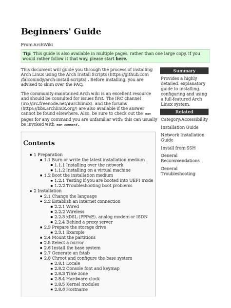 PDF Installing ArchLinux DOKUMEN TIPS
