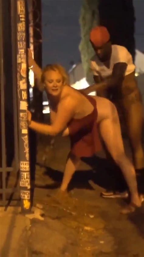 Horny Outside The Bar Thisvid Com