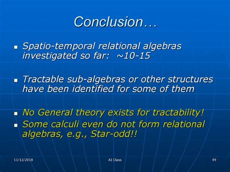 Spatio Temporal Relational Constraint Calculi Ppt Download
