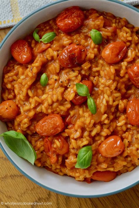 Roasted Tomato Risotto What Jessica Baked Next