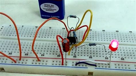 Automatic LED Blinking Circuit Using 555 Timer IC LED Flasher