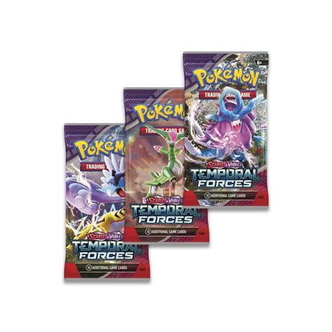 Pokémon Tcg Scarlet And Violet Temporal Forces 3 Booster Packs And Cyclizar Promo Card Pokémon