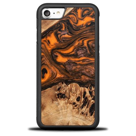 Bewood Resin Case Iphone 7 8 Se 2020 Se 2022 Orange