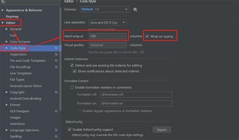 Idea代码超出限定长度自动换行设置 Zhao Xh 博客园