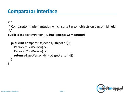 collections sorting comparing basics ppsx programming languages computing