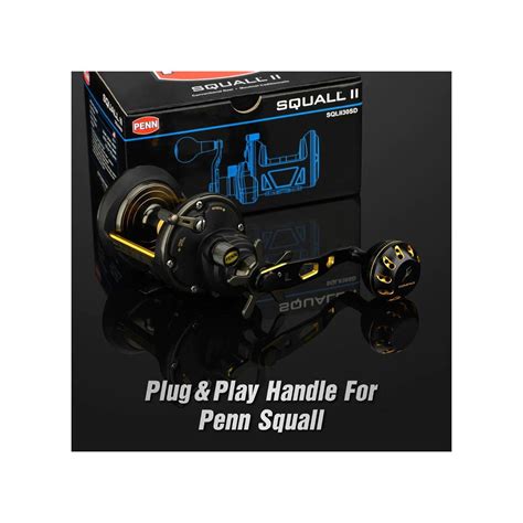 Gomexus Handle For Penn Conventional Reels Color Black Gold