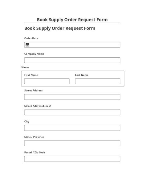 Automate Book Supply Order Request Form In Netsuite Airslate