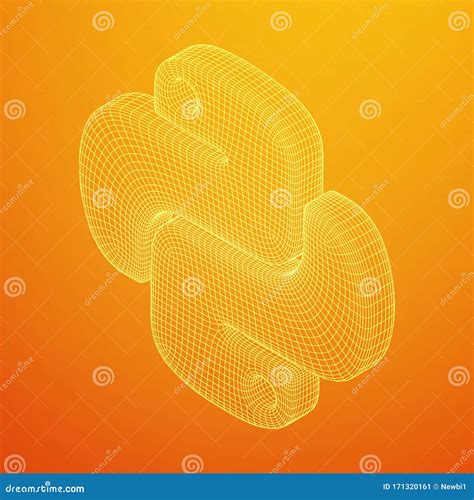 Python Code Language Sign Stock Vector Illustration Of Language