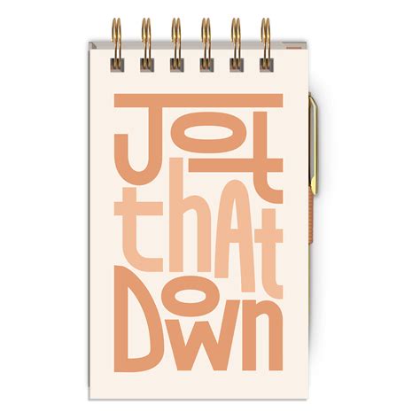 Mark My Words Jot Jotter Notepad Lady Jayne