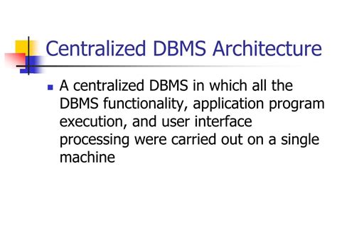 Ppt Chapter 2 Database System Concepts And Architecture Powerpoint