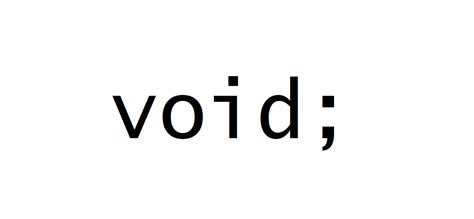 The Void Data Type Educate Sansar