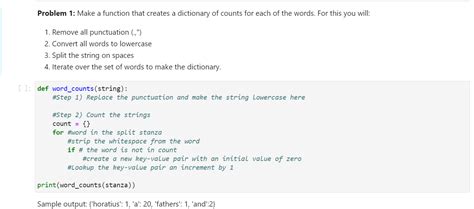 Solved Problem Make A Function That Creates A Dictionary Chegg