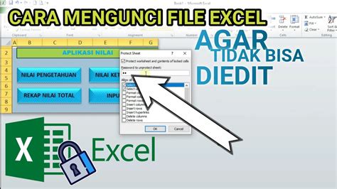 Cara Mengunci Cell Excel Agar Tidak Bisa Diedit