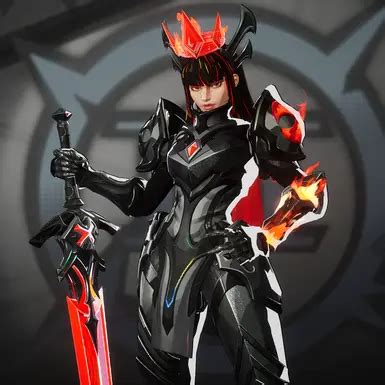 Magik Eldritch Armor Black With Recolored Flames At Marvel Rivals
