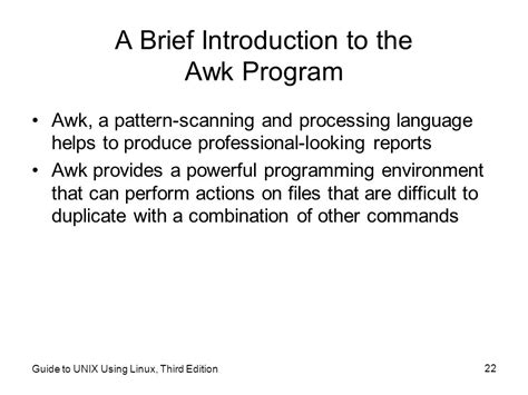guide to unix using linux third edition ppt video online download