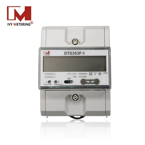 Rs485 Port Modbus Rtu Ac 380v Energy Meter Volt Amp Watt Energy Frequency Electric Smart Kwh