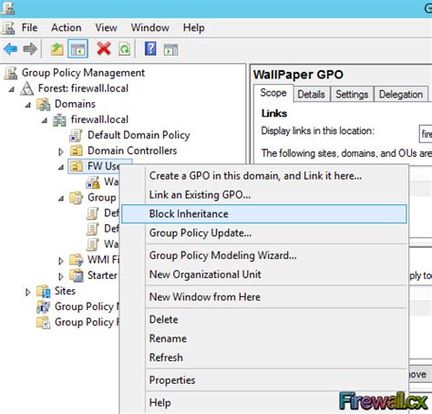 Windows Server Group Policy Link Enforcement Inheritance And Block Inheritance