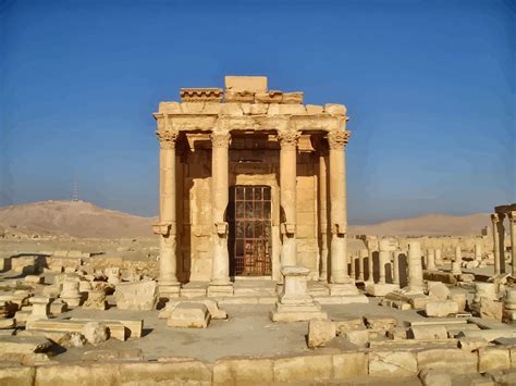 Clipart Temple Of Baalshamin Palmyra