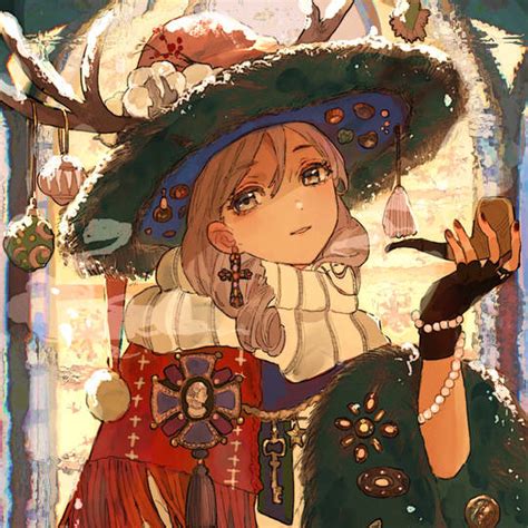 适用于圣诞节（christmas）的可爱女孩子头像图片，节日换起来吧 Bobopic