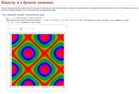 Recurrence Plots Decision Process Theory