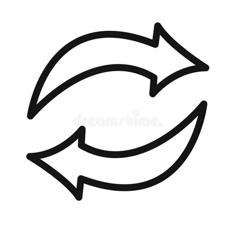 Swap Icon Black And White Vector Sign Stock Vector Illustration Of Pictogram Compare 326703943