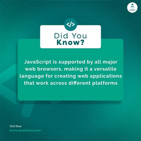 Acadeasy Javascript Webdevelopment Crossplatform Techfacts Acadeasy