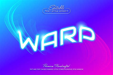 Premium Vector Blue Purple Colorful Gradient Vector Graphic Style Editable Vector 3d Text Effect
