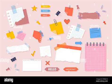 Cute Memo Template Stock Vector Image And Art Alamy