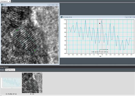 How To Calculate Lattice Spacing In Tem Images Researchgate