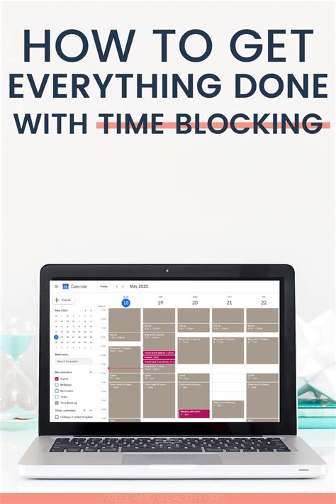 Time Blocking With Google Calendar Ultimate Tutorial Get More Done Artofit
