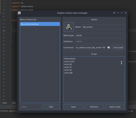 Im Working On A Service Menu Manager For Dolphin Pyqt5 What Do You