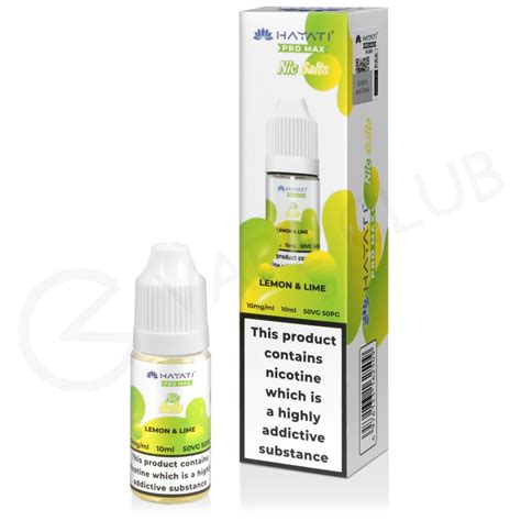 Lemon And Lime Hayati Pro Max Nic Salt 3 For £10