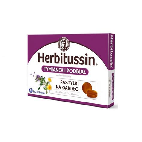 Thyme And Coltsfoot In The Throat 12 Tablets Herbitussin Biolaboratorium