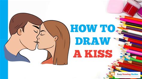 How To Draw A Kiss In A Few Easy Steps Drawing Tutorial For Beginner