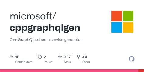 Github Microsoft Cppgraphqlgen C Graphql Schema Service Generator