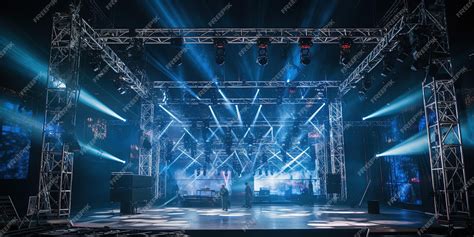 Una Producción De Escenario En Vivo Que Se Construye En Un Lugar De