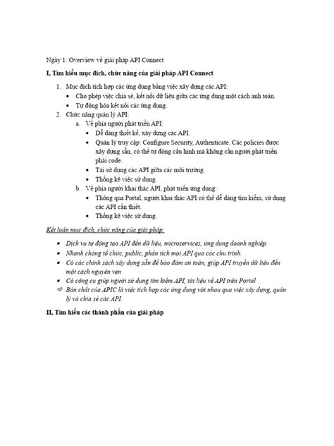 Introduction To Api Connect Vietnamese Pdf