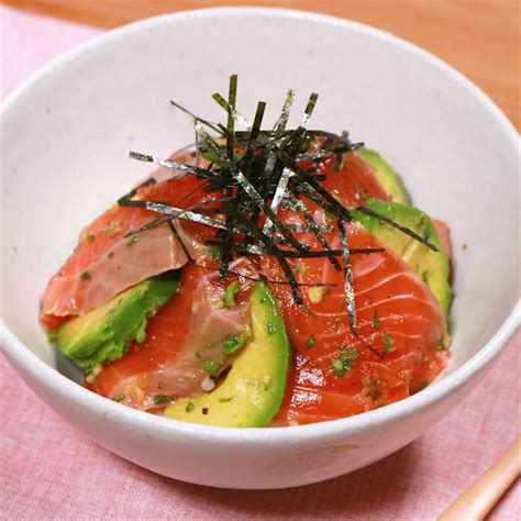 サーモンとアボカドのさっぱり漬け丼 作り方・レシピ クラシル