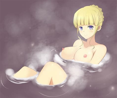 Rule Bath Beatrice Blonde Hair Blue Eyes Breasts Female Female Only Nes Sigma Nipples