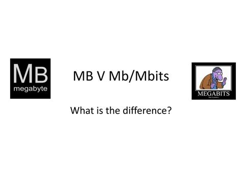 PPT MB V Mb Mbits PowerPoint Presentation Free Download ID 2427198
