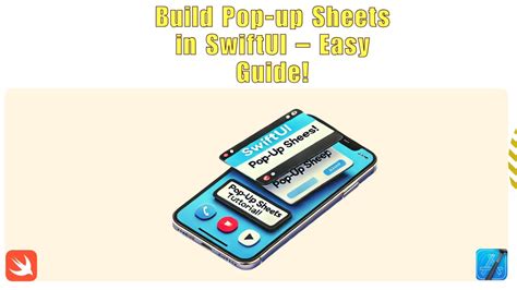 Swiftui Popups Alerts And Sheets The Ultimate Guide Youtube