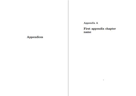 Appendices No Page Number On Appendix Divider Page Tex Latex