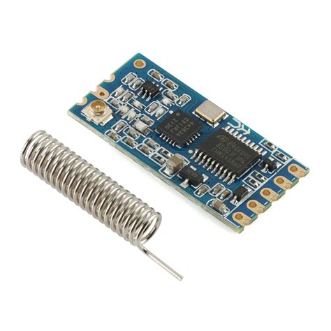 Hc 12 433mhz Si4463si4438 Wireless Serial Port Module 1000m Replace Bluetooth With Antenna