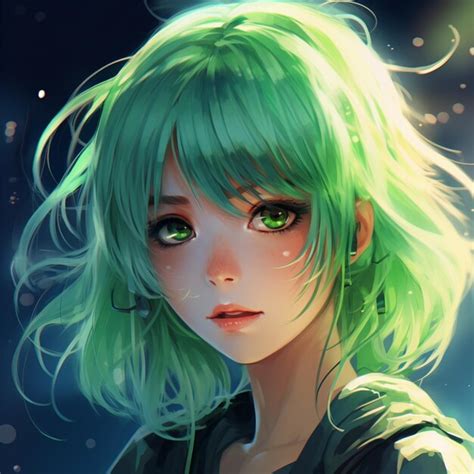 93 000 Emerald Green Eyes Anime Character Pictures