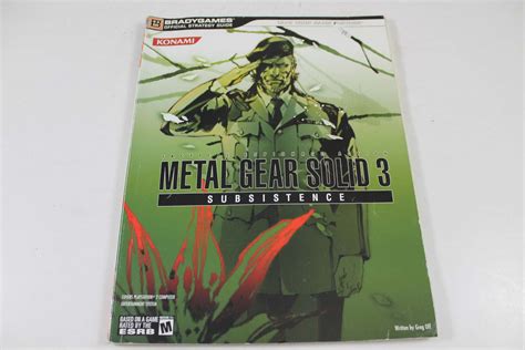 Metal Gear Solid 3 Subsistence Brady Games Guidemetalge