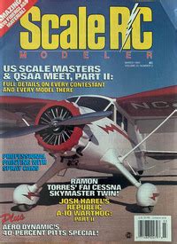 Scale R C Modeler Magazine Back Issues Year Archive