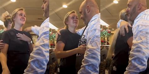 Video Shows Waitress Crying After Receiving 1300 Tip Just In Time For The Holidays Yourtango